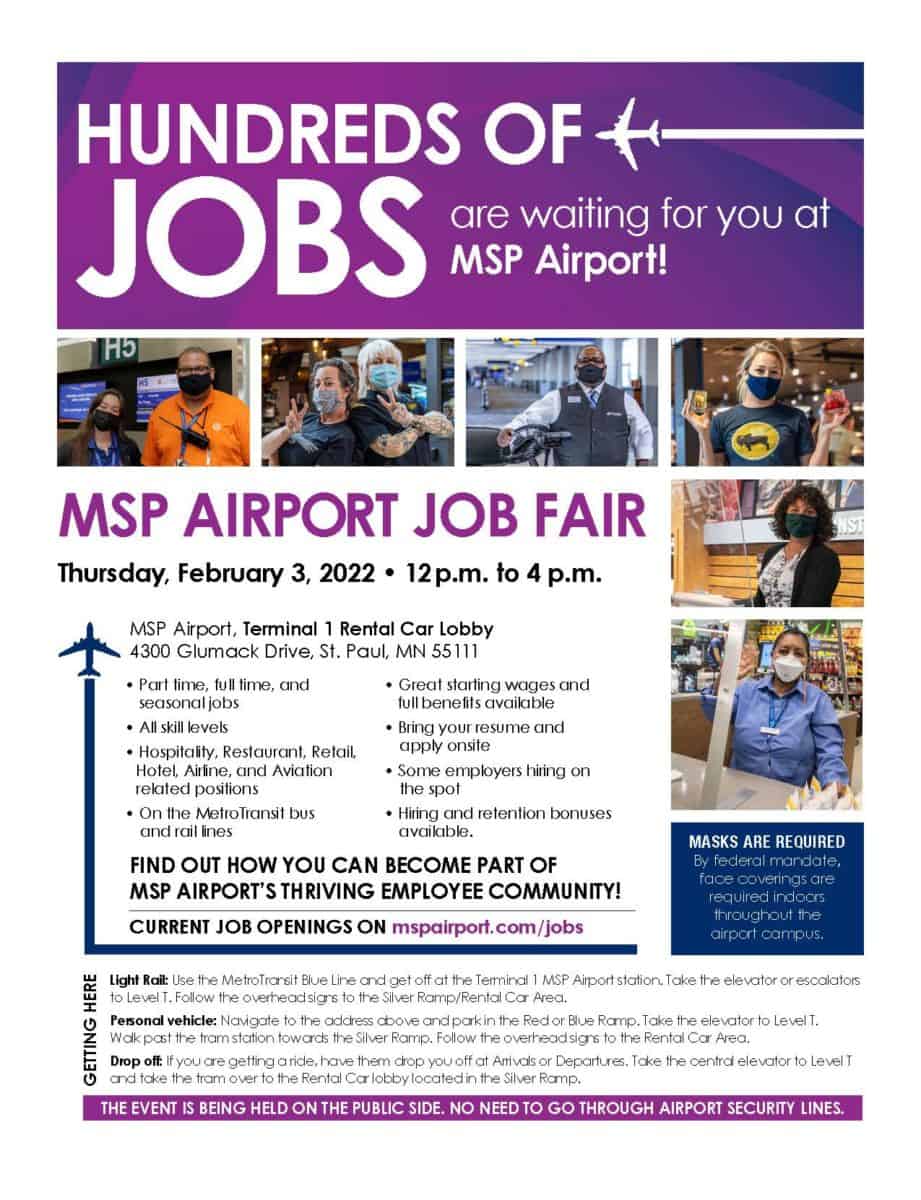 ACTS joins MSP Job Fair - ACTS Aviation Security